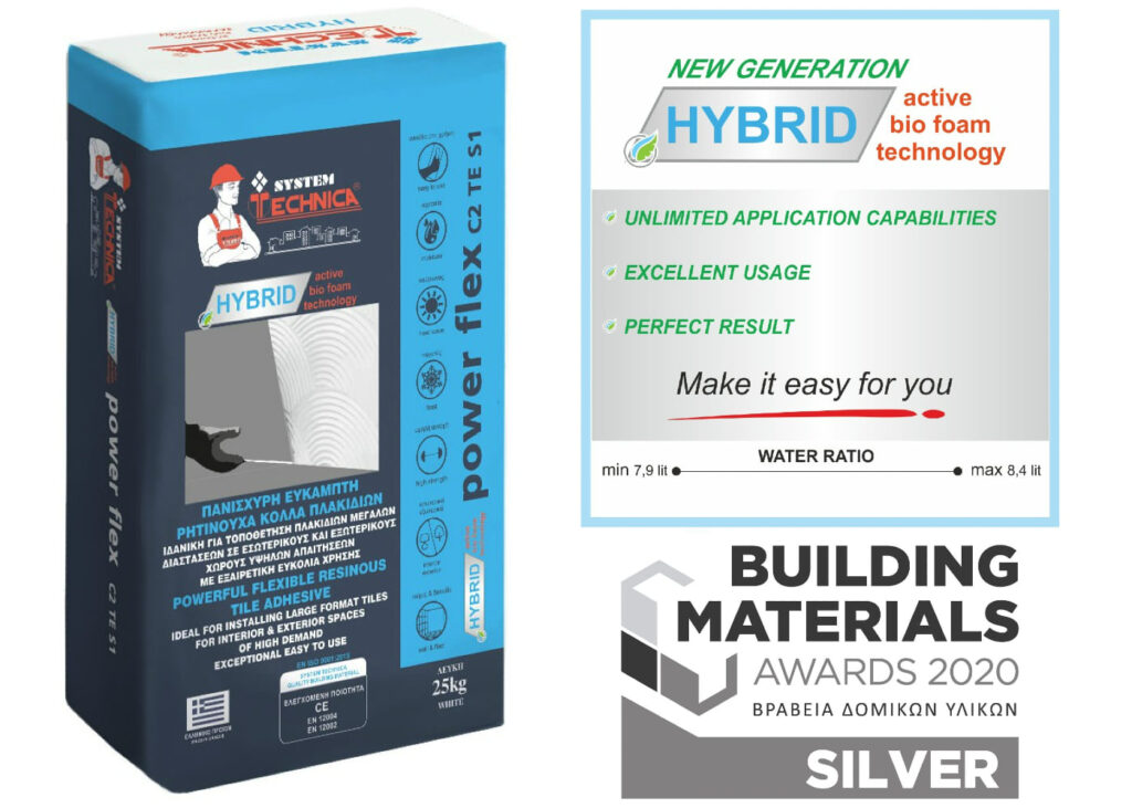 Adhesive HYBRID POWER FLEX & SUPER ADD FLEX C2 TE S1